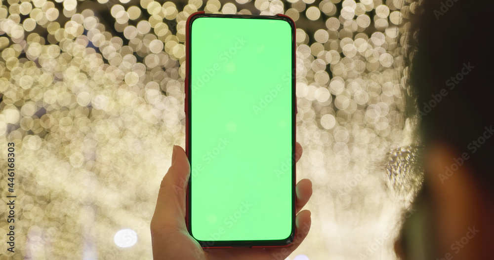 Green Screen Of Smart Phone Stock Photo | Adobe Stock