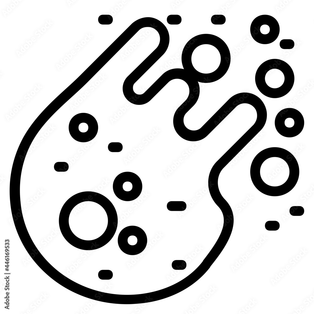 necrosis line icon Stock Vector | Adobe Stock