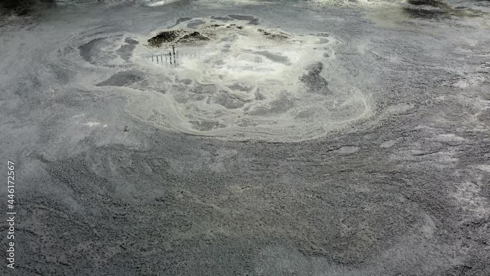 Fly over dirty pool of pig poop at river in Malaysia Stock ビデオ | Adobe ...