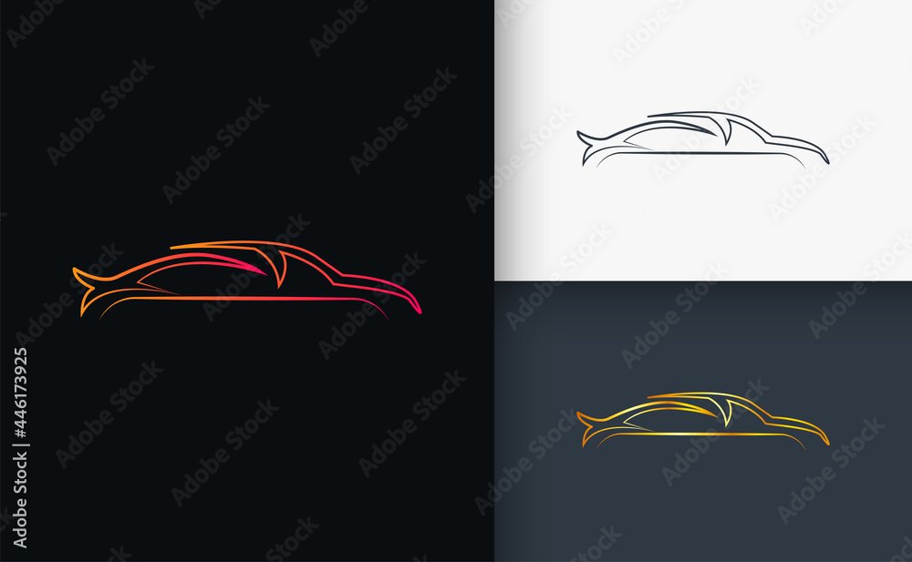 Car Logo design Template set Stock Vector | Adobe Stock