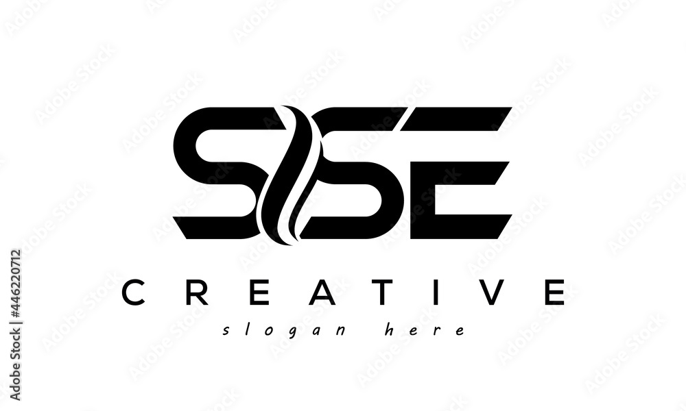 Letter SSE creative logo design vector Stock Vector | Adobe Stock