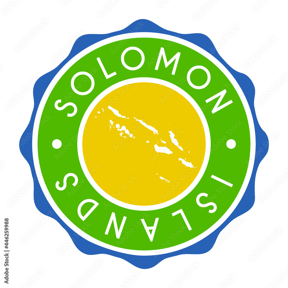 Solomon Islands Badge City Vector Seal. National Symbol Skyline Stamp ...