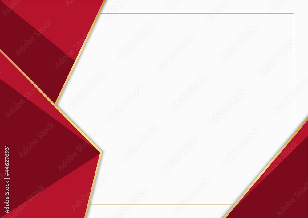 Modern simple minimal red white gold abstract background. Modern ...