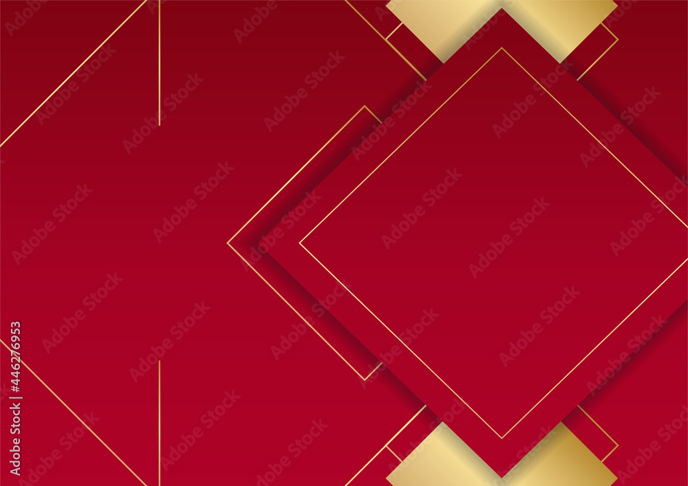 Modern simple minimal red white gold abstract background. Modern ...