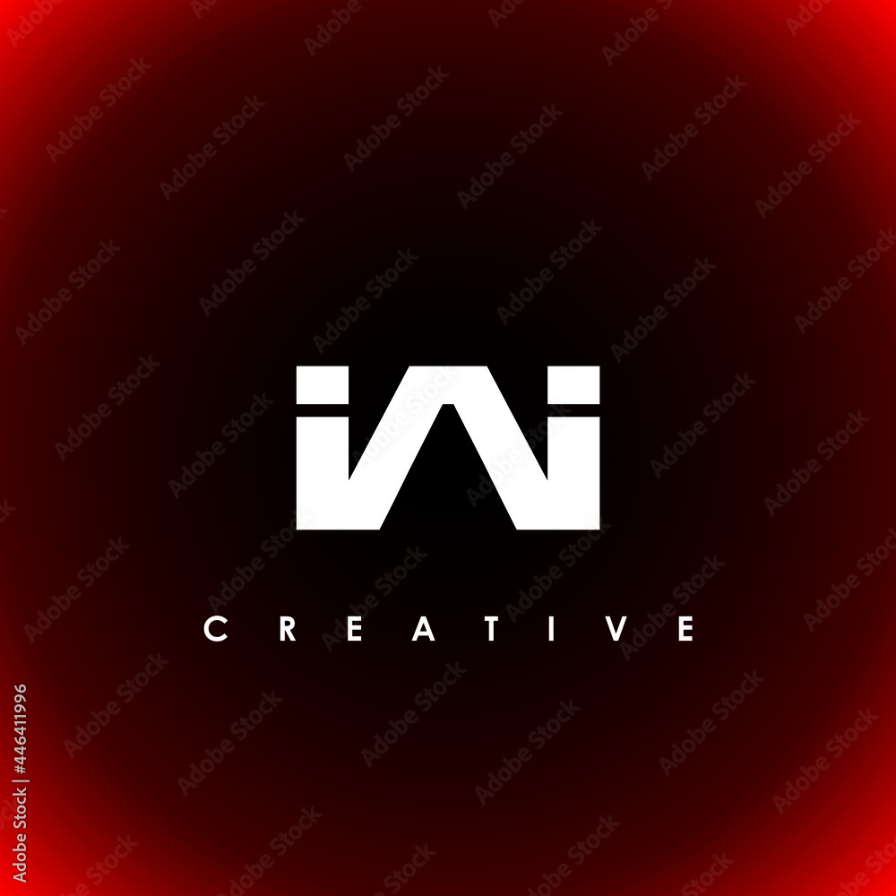 IAI Letter Initial Logo Design Template Vector Illustration Stock ...