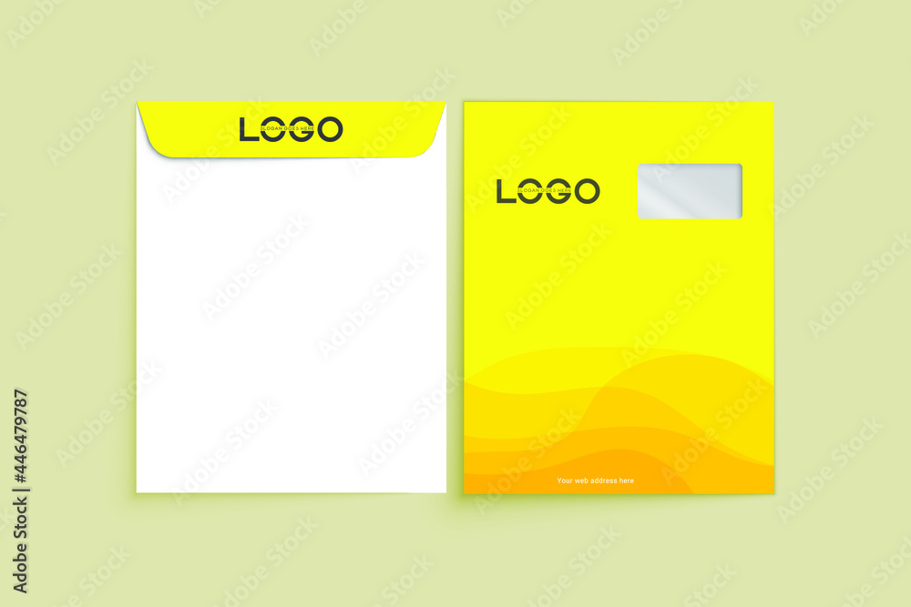 Envelope A4. Envelope A4 vector design. digital hand drawn. Paper ...