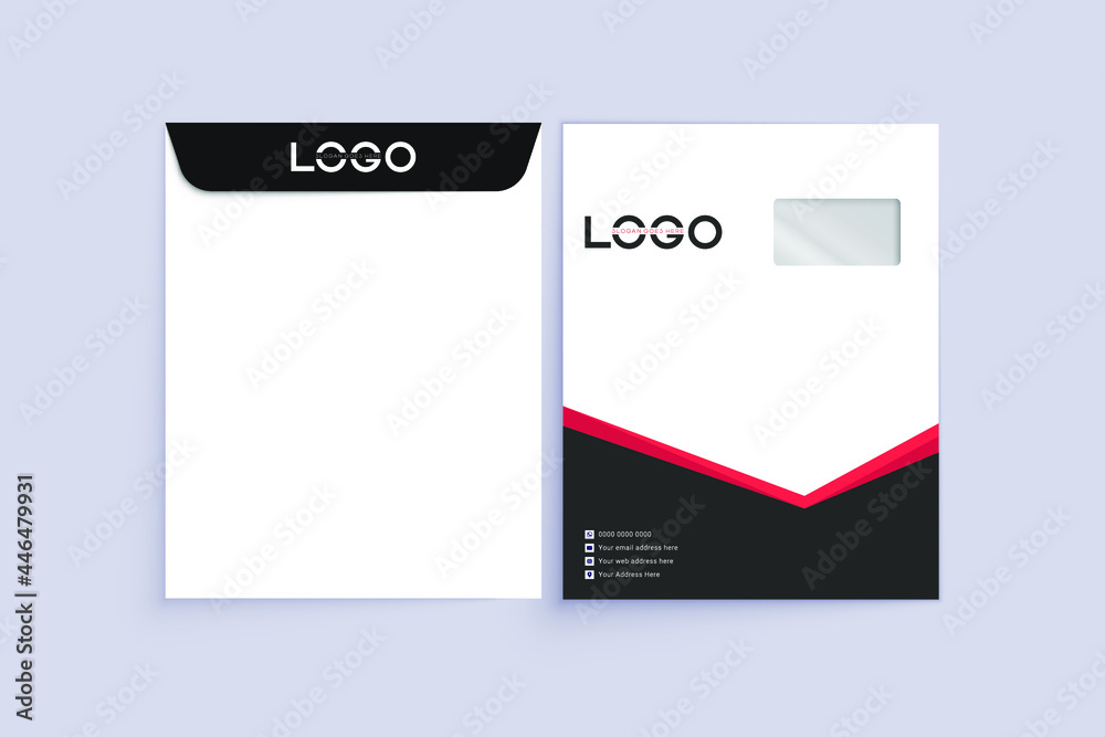 Envelope A4. Envelope A4 vector design. digital hand drawn. Paper ...
