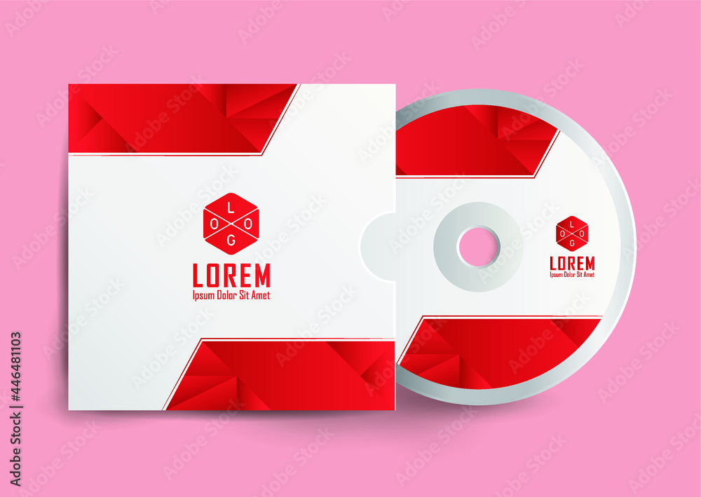 CD disk and Box label design. cd and DVD disc label design template, cd ...