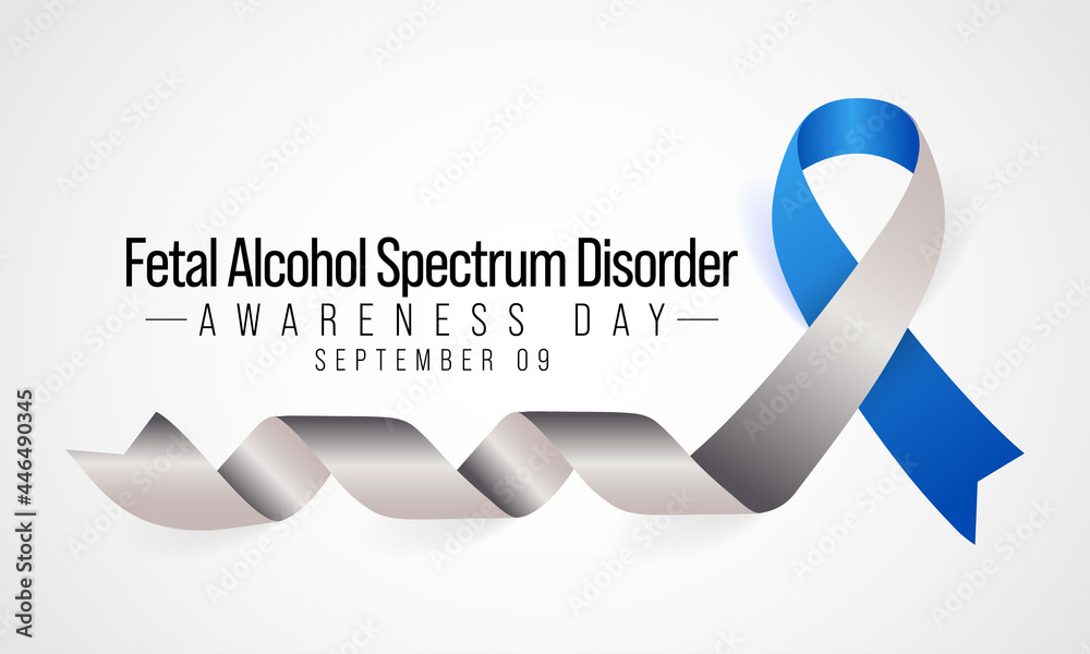Vetor de International Fetal alcohol spectrum disorder awareness day ...