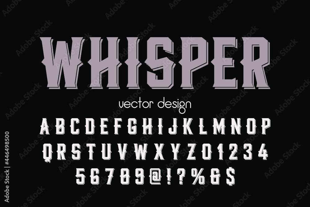 Font.modern alphabet minimal design.Typeface, Typography, Lettering ...