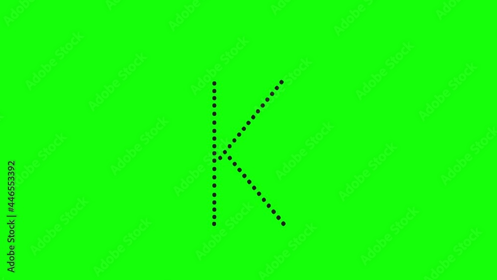 Vídeo do Stock: Tutorial for writing English alphabet. Trace the letter ...