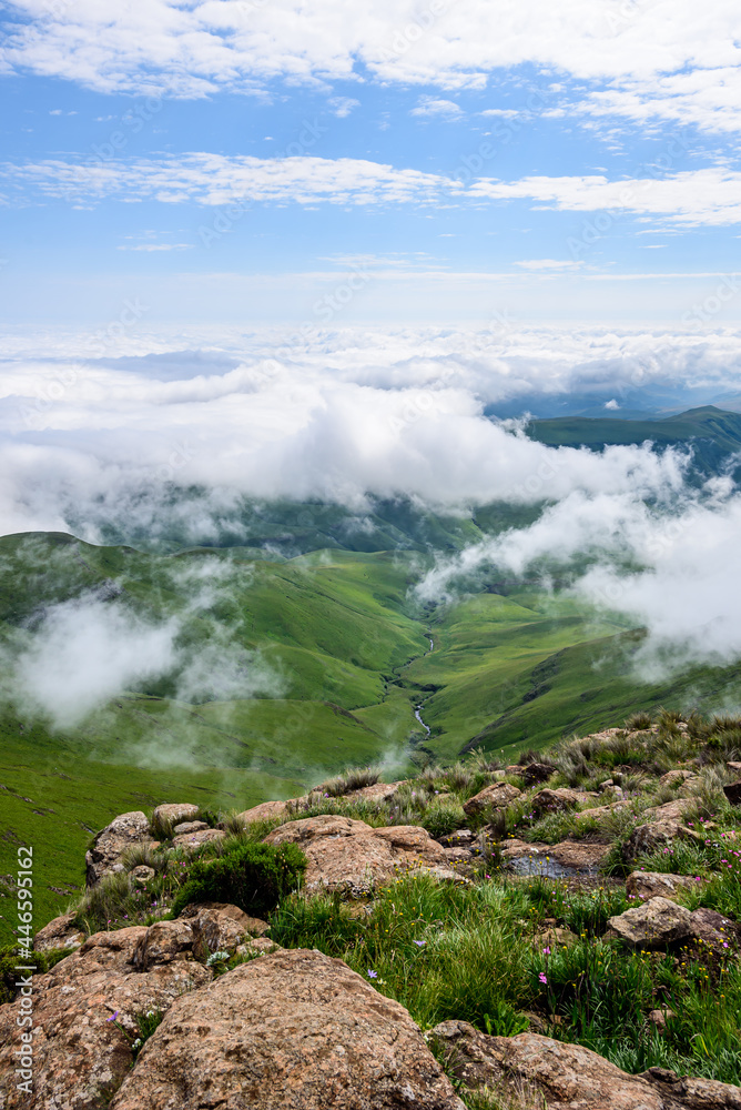 The Drakensberg is the eastern portion of the Great Escarpment, which ...