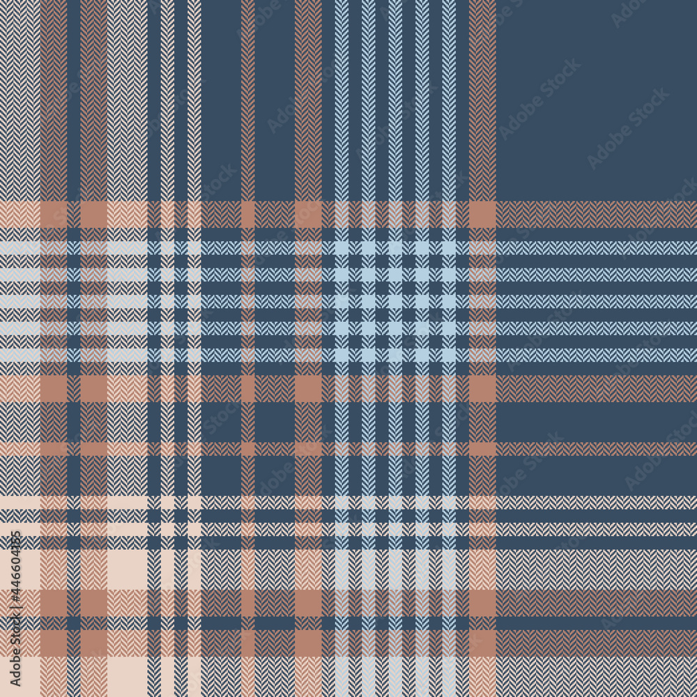 Blue And Brown Plaid Background