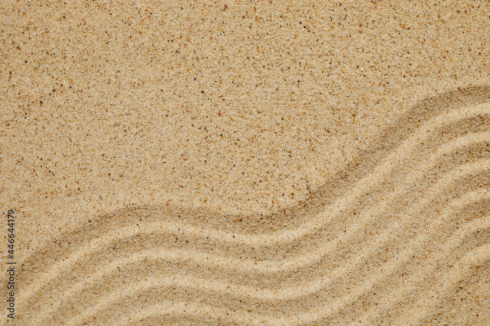 Minimal background for product presentation. Sand beach. Top view Stock ...