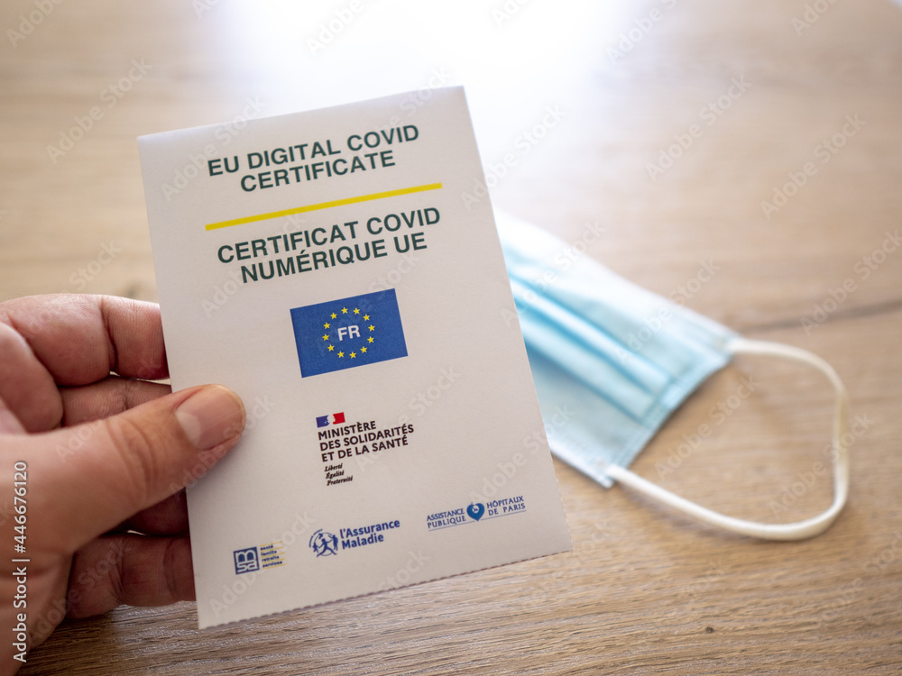 Passe sanitaire - Pass sanitaire - Passeport sanitaire - Certificat ...