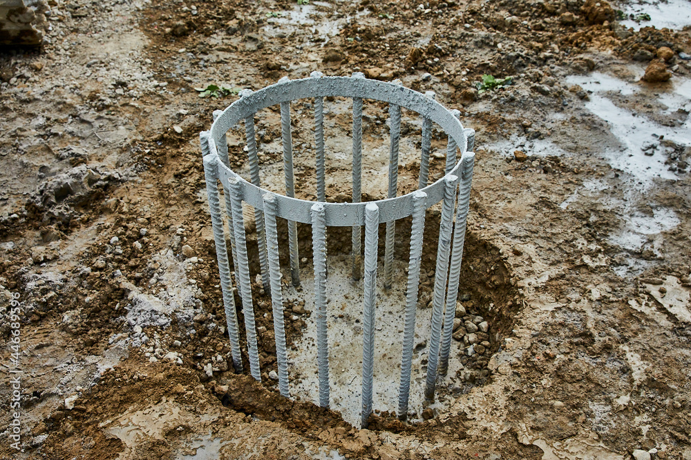 pfahlfundament Stock Photo | Adobe Stock