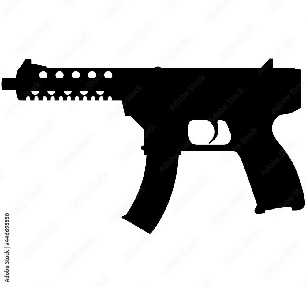 Uzimatic 13 rounds fully automatic open bolt submachine gun. Detailed ...