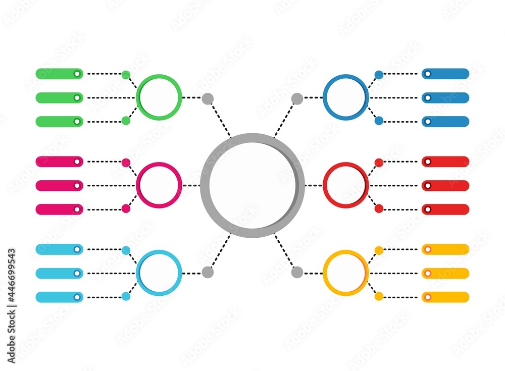 process diagram sketched diagram mind mapping vector design Stock ...
