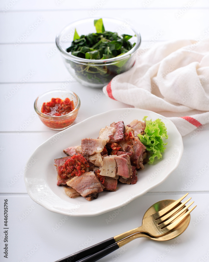 Se'i Sapi or Beef Sei is Indonesia Traditional Smoked Beef, Served with ...