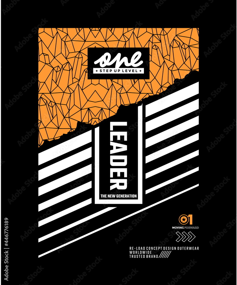 Modern and stylish typography slogan. Colorful abstract design vector ...