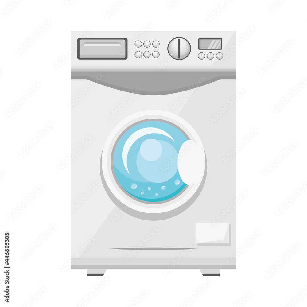 washing machine appliance Stock Vector | Adobe Stock