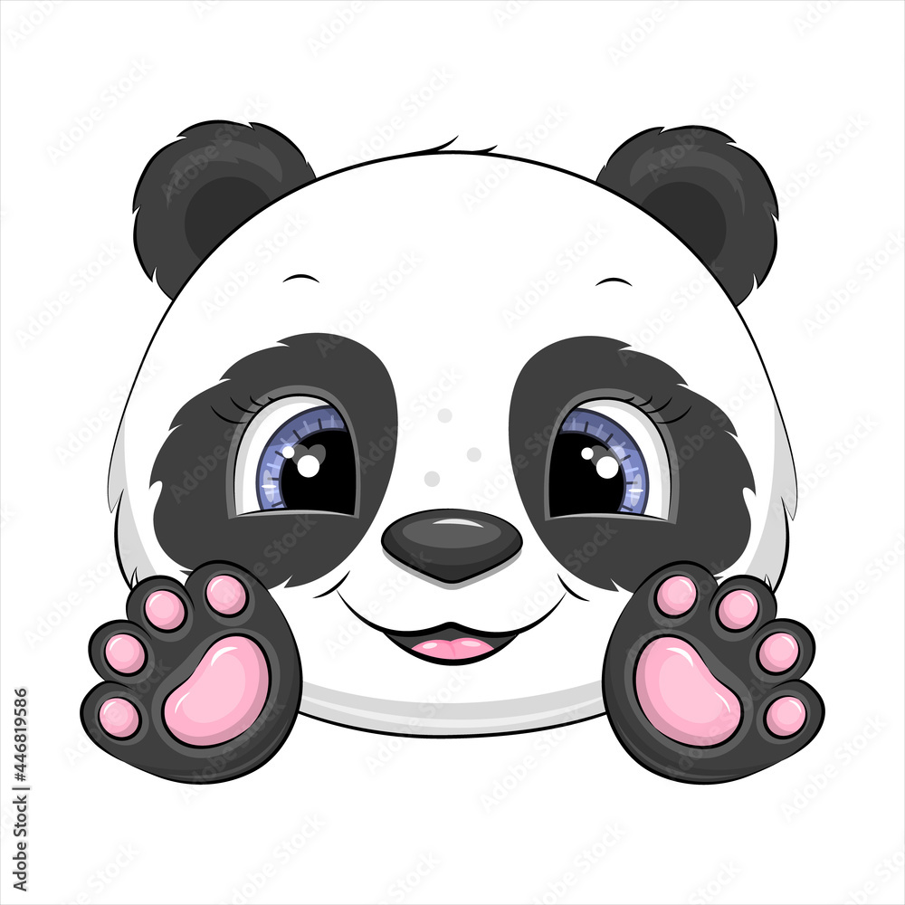 Cartoon Panda Face