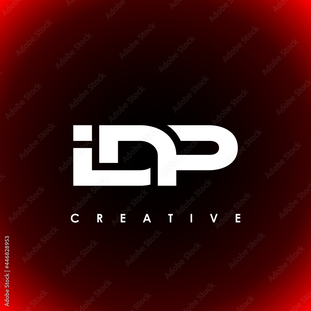 IDP Letter Initial Logo Design Template Vector Illustration Stock ...