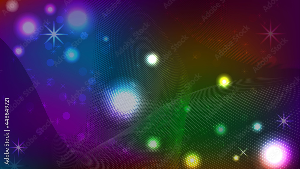 Magic sparkle light dot and stars, background, wallpaper, stock vector ...