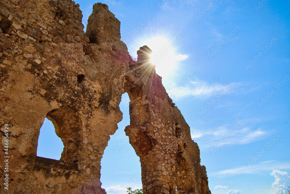 Medieval castle in Poggio Catino - Italy Stock Photo | Adobe Stock