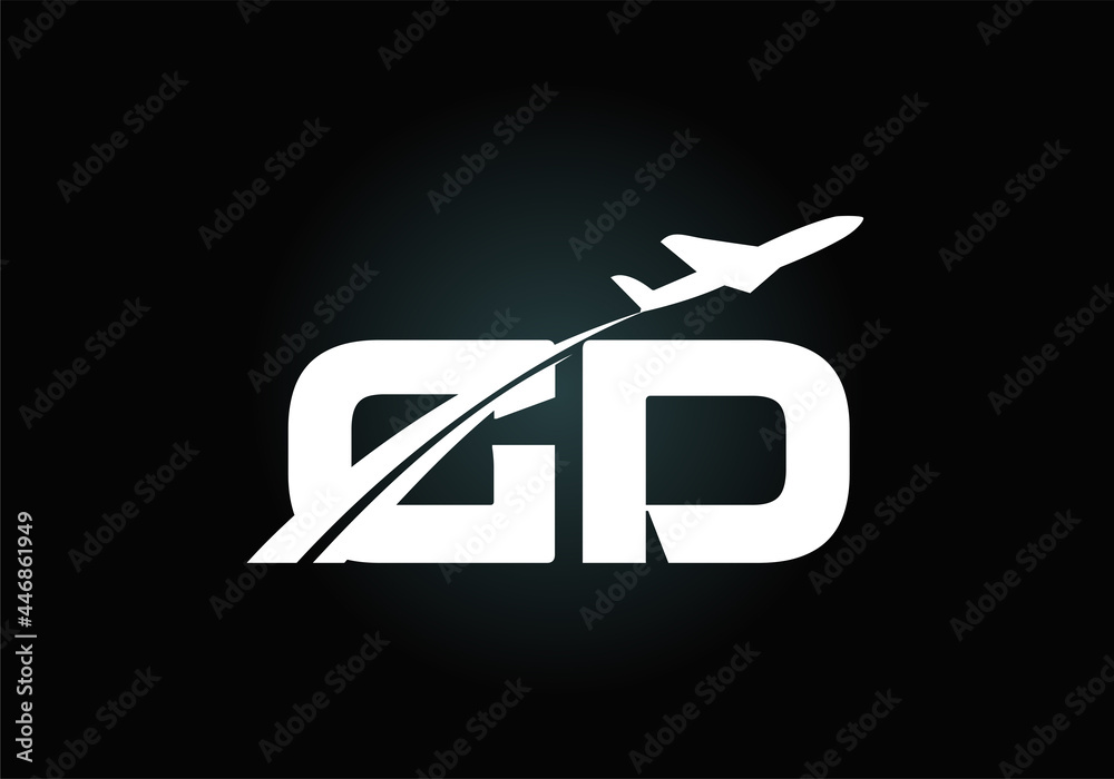 Initial GD Letter Logo With Creative Modern Business Typography Vector ...