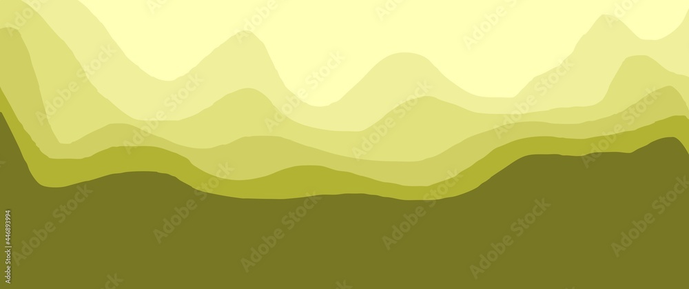 Vector illustration of mountain layers for background, backdrop design ...