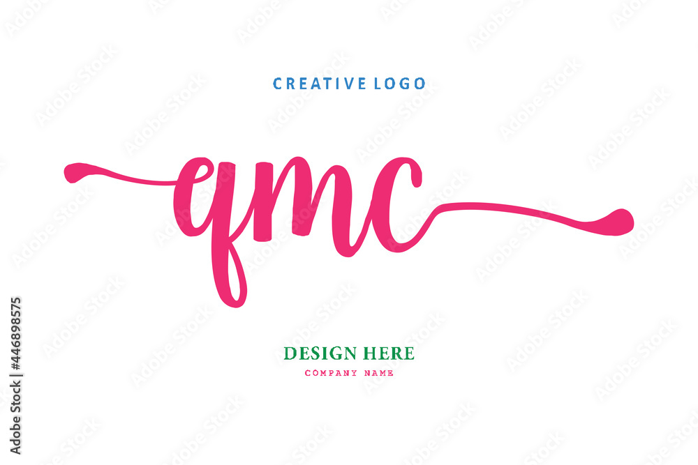 QMC lettering logo is simple, easy to understand and authoritative ...