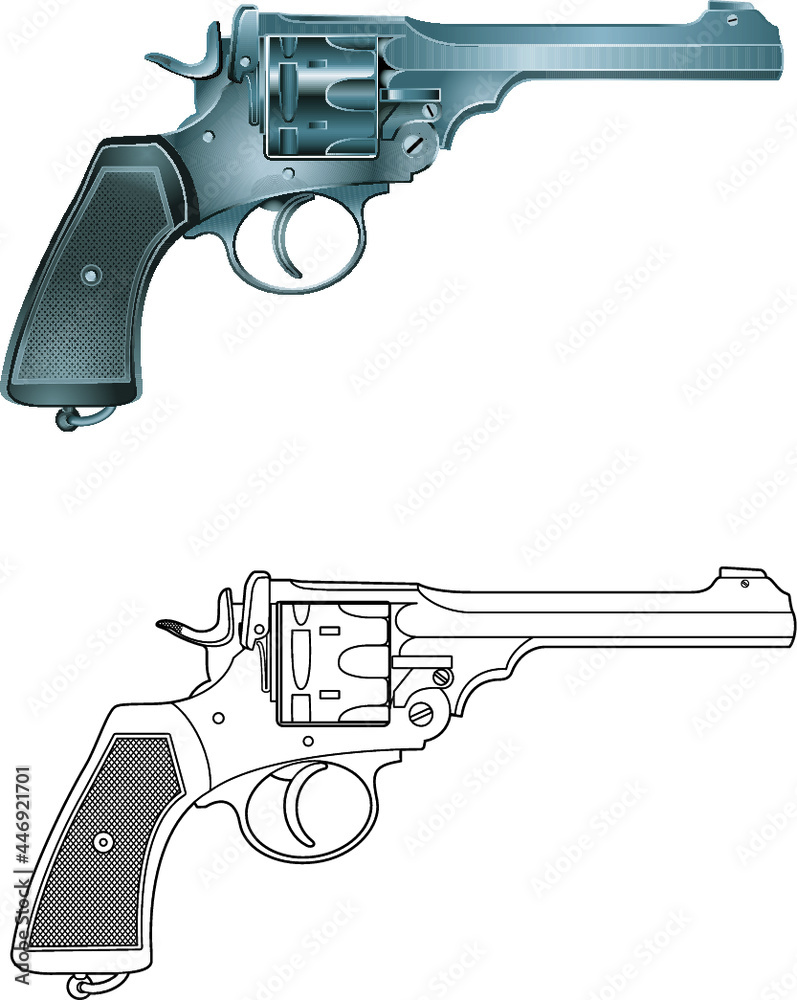 handgun Stock Vector | Adobe Stock