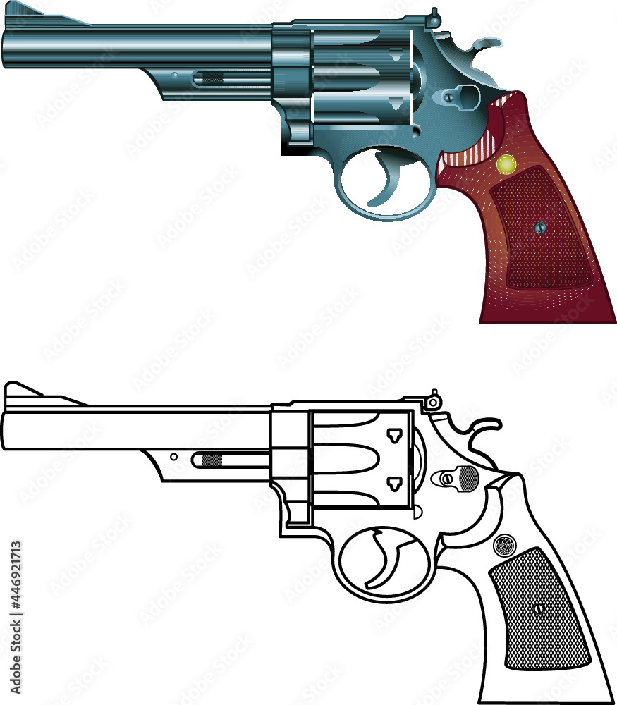 handgun Stock Vector | Adobe Stock