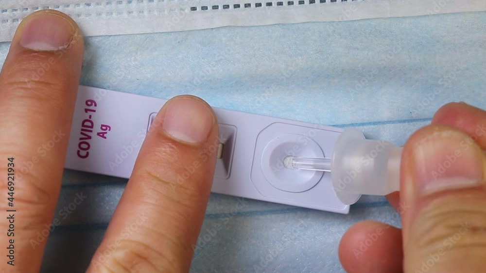 Closeup of a Corona virus disease inspection equipment. Healthcare kit ...