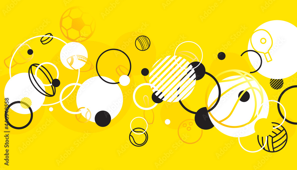 Sports background design with abstract modern template. Vector sport ...