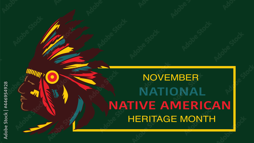 Indigenous Peoples Day. Holiday concept. Vector Template for background ...