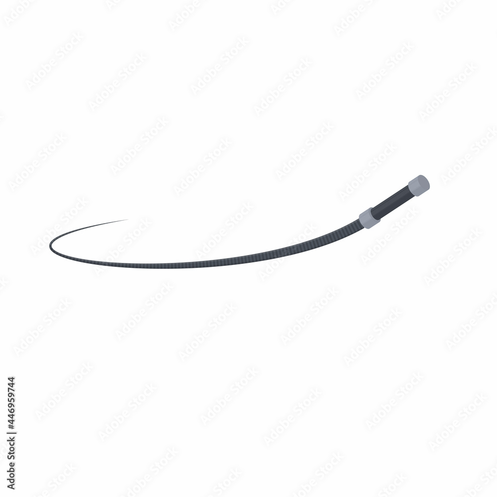 Knout. Lash with a whip, vector illustration Stock Vector | Adobe Stock