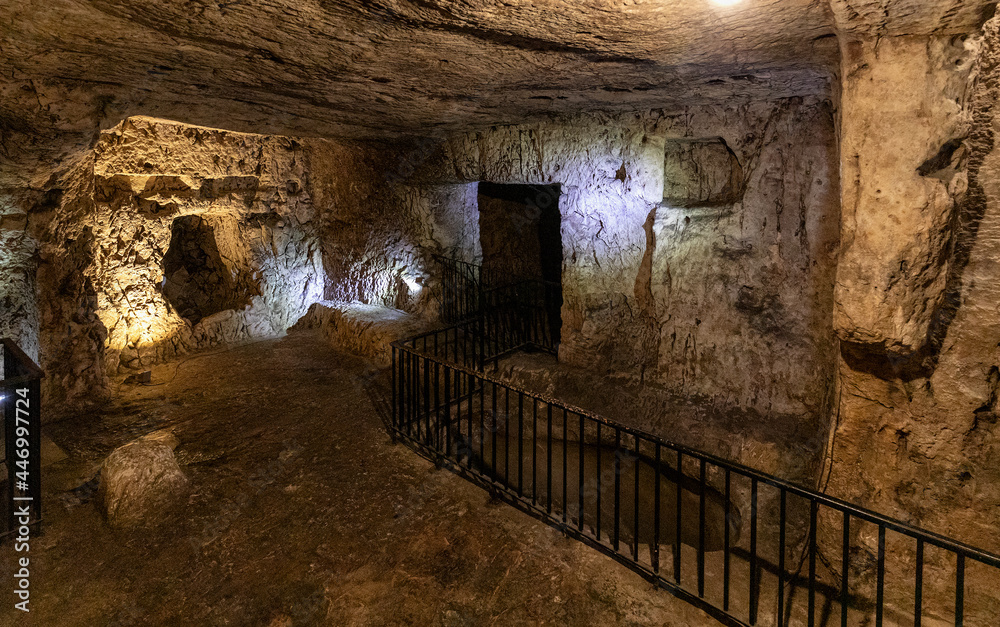Underground Greek Orthodox Partorium Church, Prison of Christ, Thieves ...
