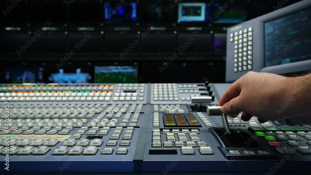 Broadcast Tv Studio Production - Vision Switcher Studio Director ...