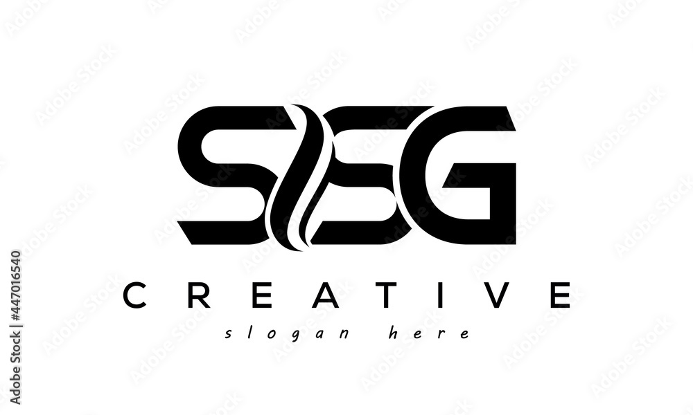 Letter SSG creative logo design vector Stock Vector | Adobe Stock