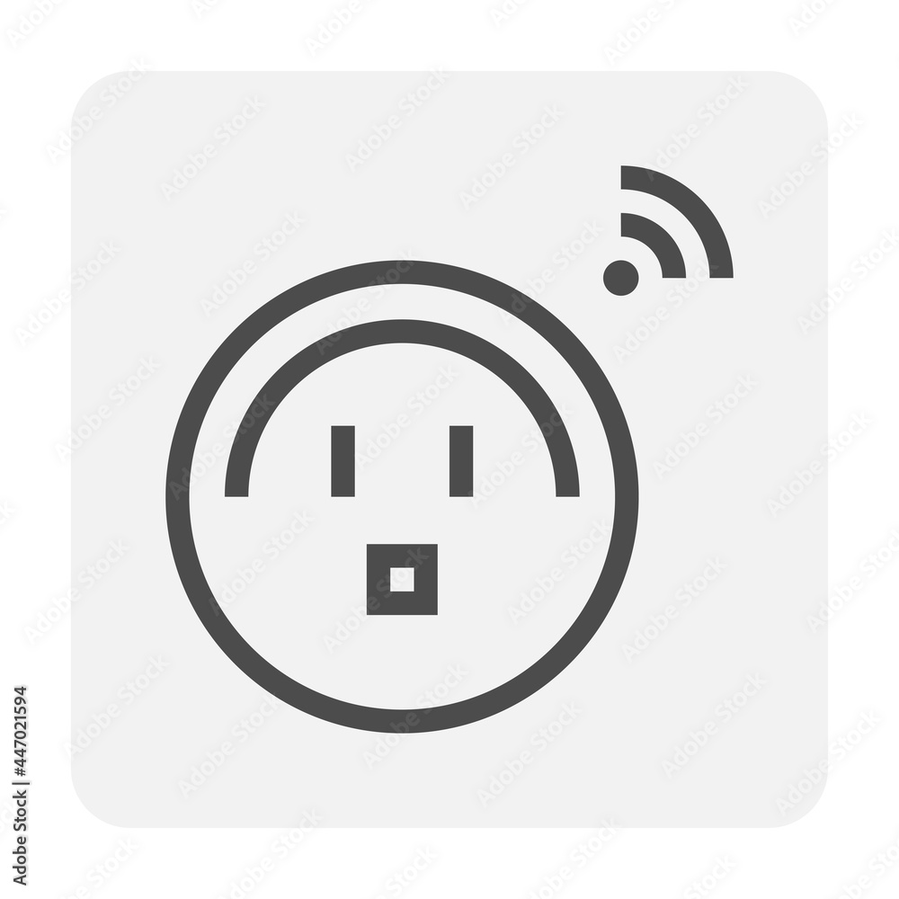 Digital timer switch vector icon. Programmable electronic hardware ...