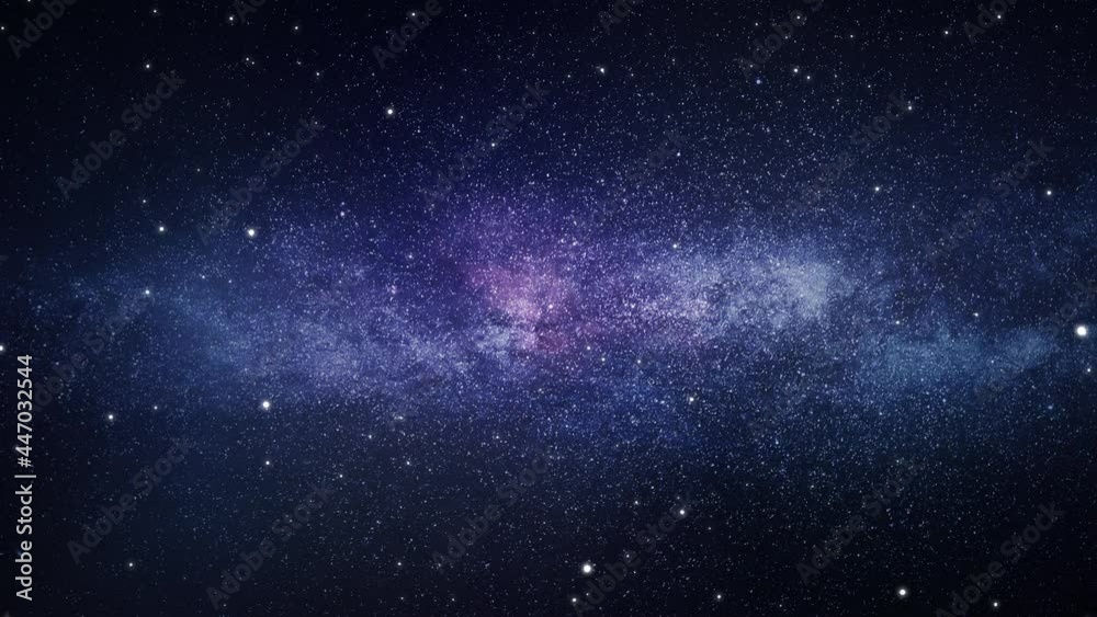 Galaxy Nebula background moving stars space background Stock Video ...
