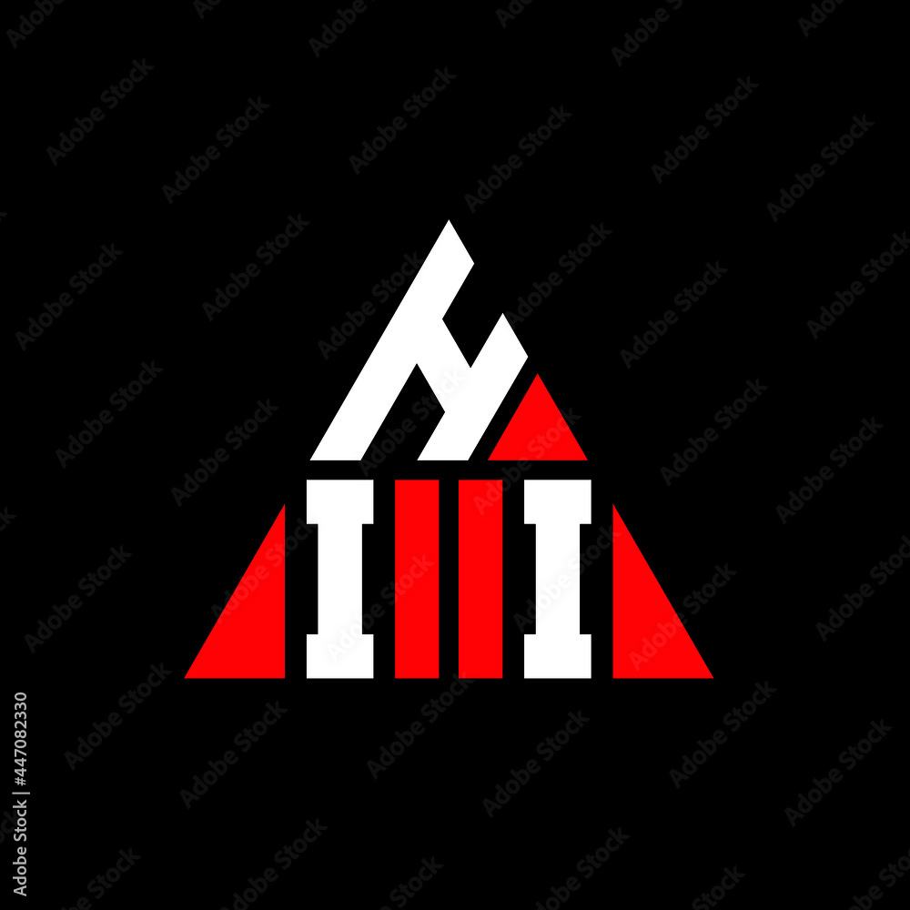 HII triangle letter logo design with triangle shape. HII triangle logo ... HII triangle letter logo design with triangle shape. HII triangle logo ...
