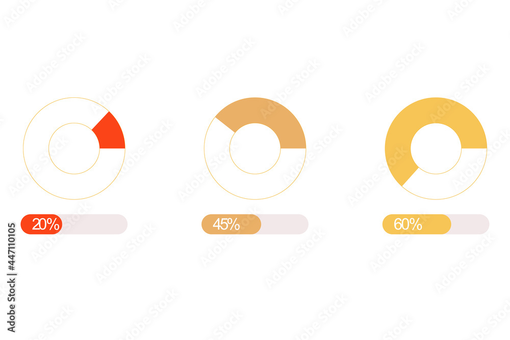 Vector budget report. Illustration of infographic business, graph and ...