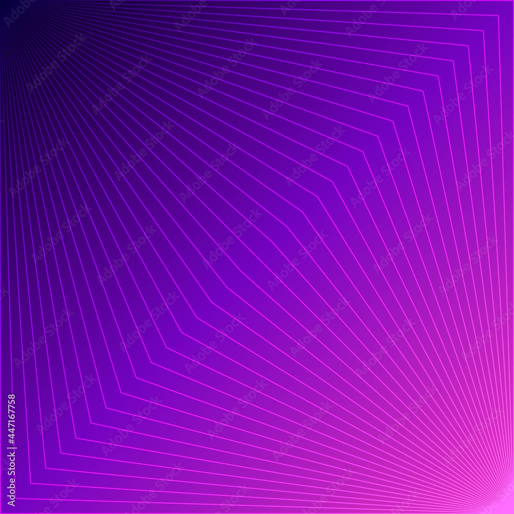 Abstract Gradient Background with Geometric Lines Pattern. Cyberpunk ...