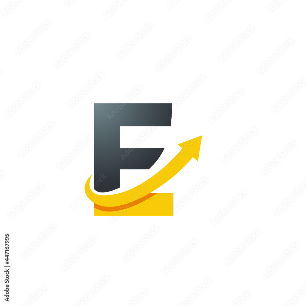 Arrow letter E logo design, creative letter mark suitable for company ...