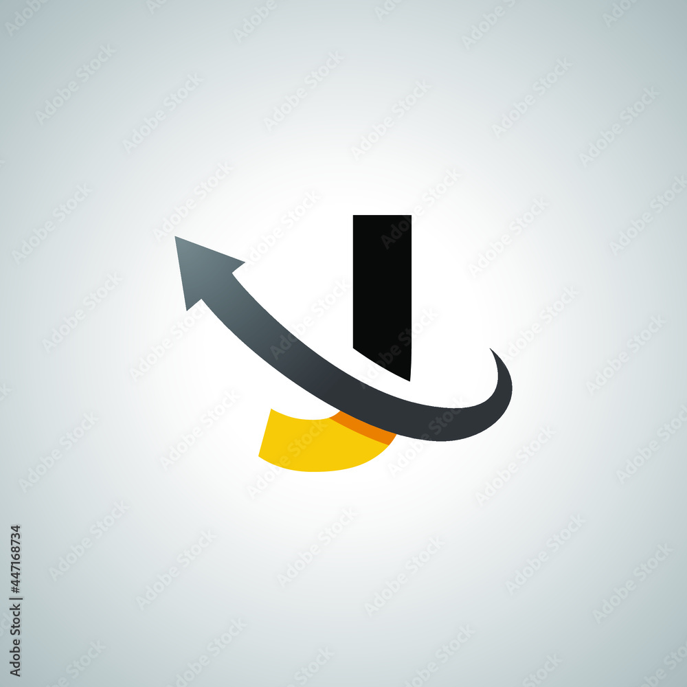 Arrow letter J logo design, creative letter mark suitable for company ...