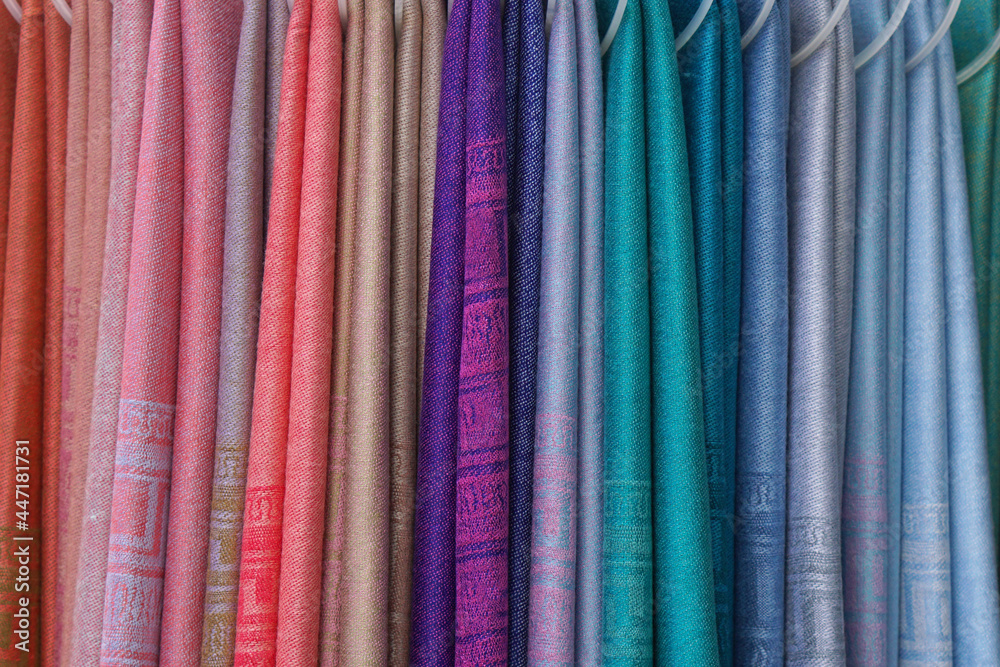 Shawls color palette Stock Photo | Adobe Stock