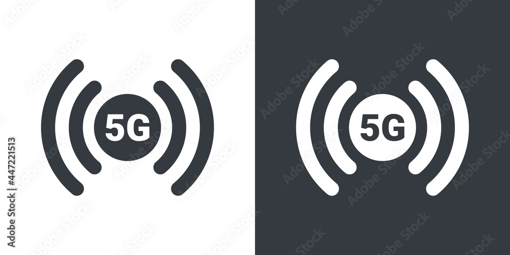 5G symbol. 5g icon. High speed internet. 5G signal icons. Vector ...